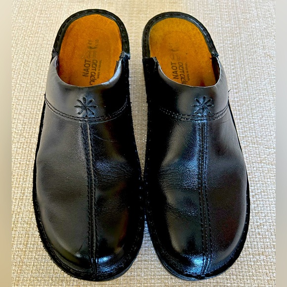 Naot | Shoes | Naot Darma Scandinavian Black Clog Mule | Poshmark